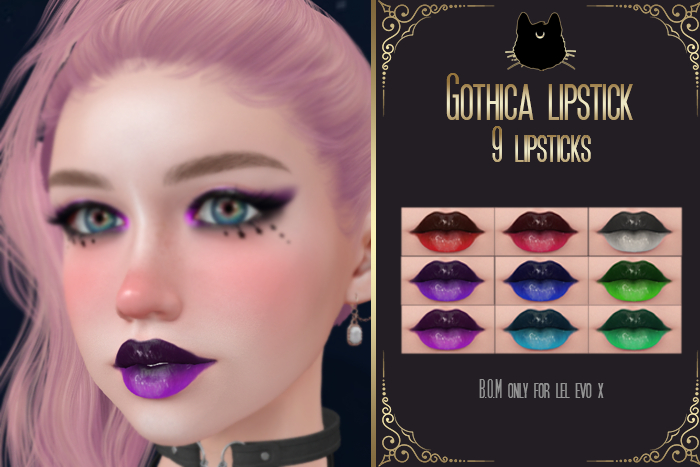 Second Life Marketplace K Gothic Lipstick